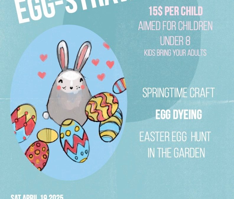 Easter Egg-Stravaganza poster - McMillan Arts Centre